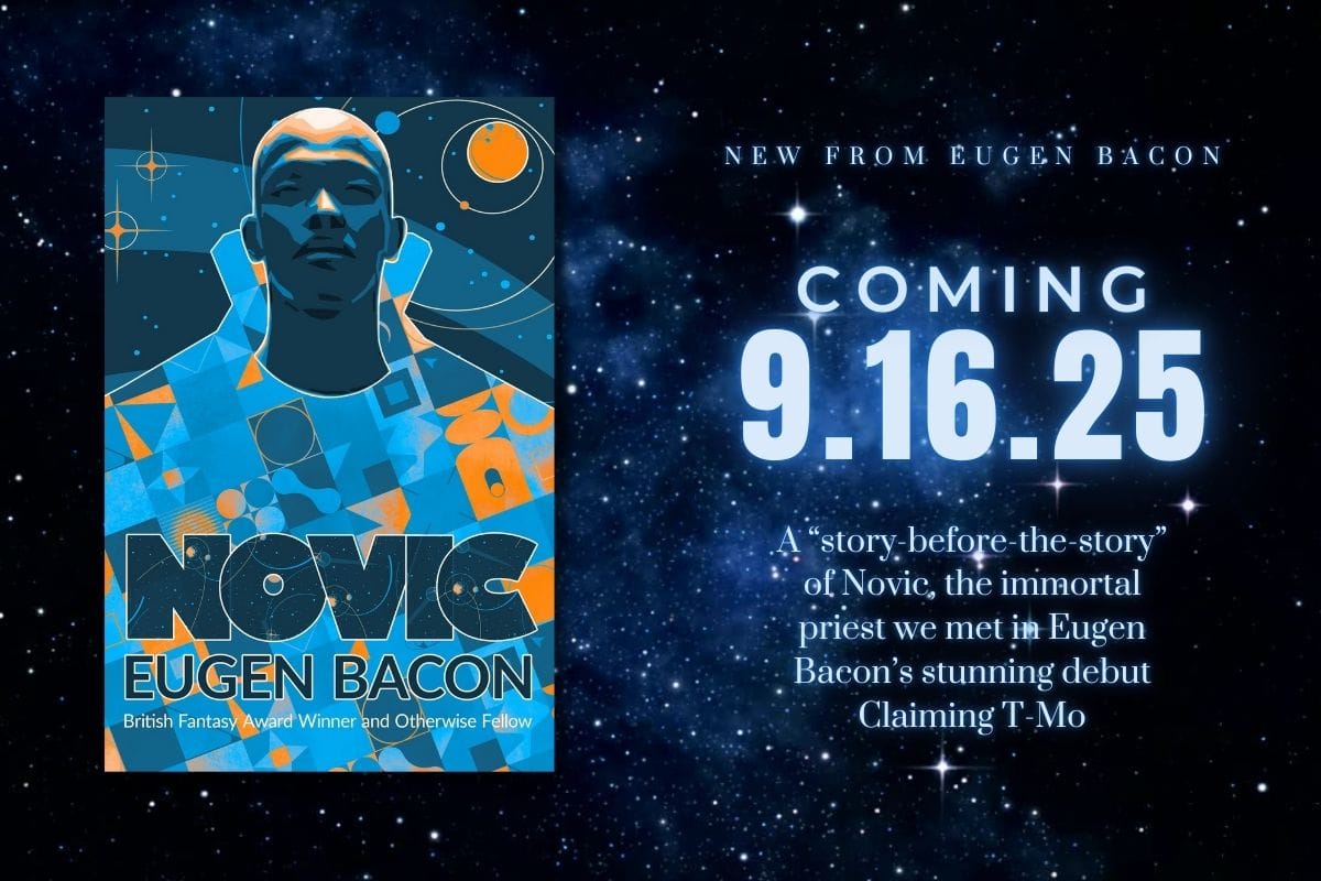 Cover Reveal for Eugen Bacon’s Novic, coming September 2025 – Meerkat Press