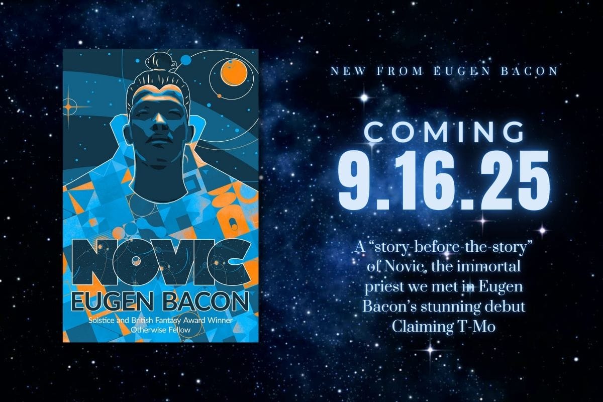 Cover Reveal for Eugen Bacon’s Novic, coming September 2025 – Meerkat Press